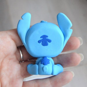 Stitch Figure - Polymer Clay Stitch - Cake Topper - Birthday Cake ...