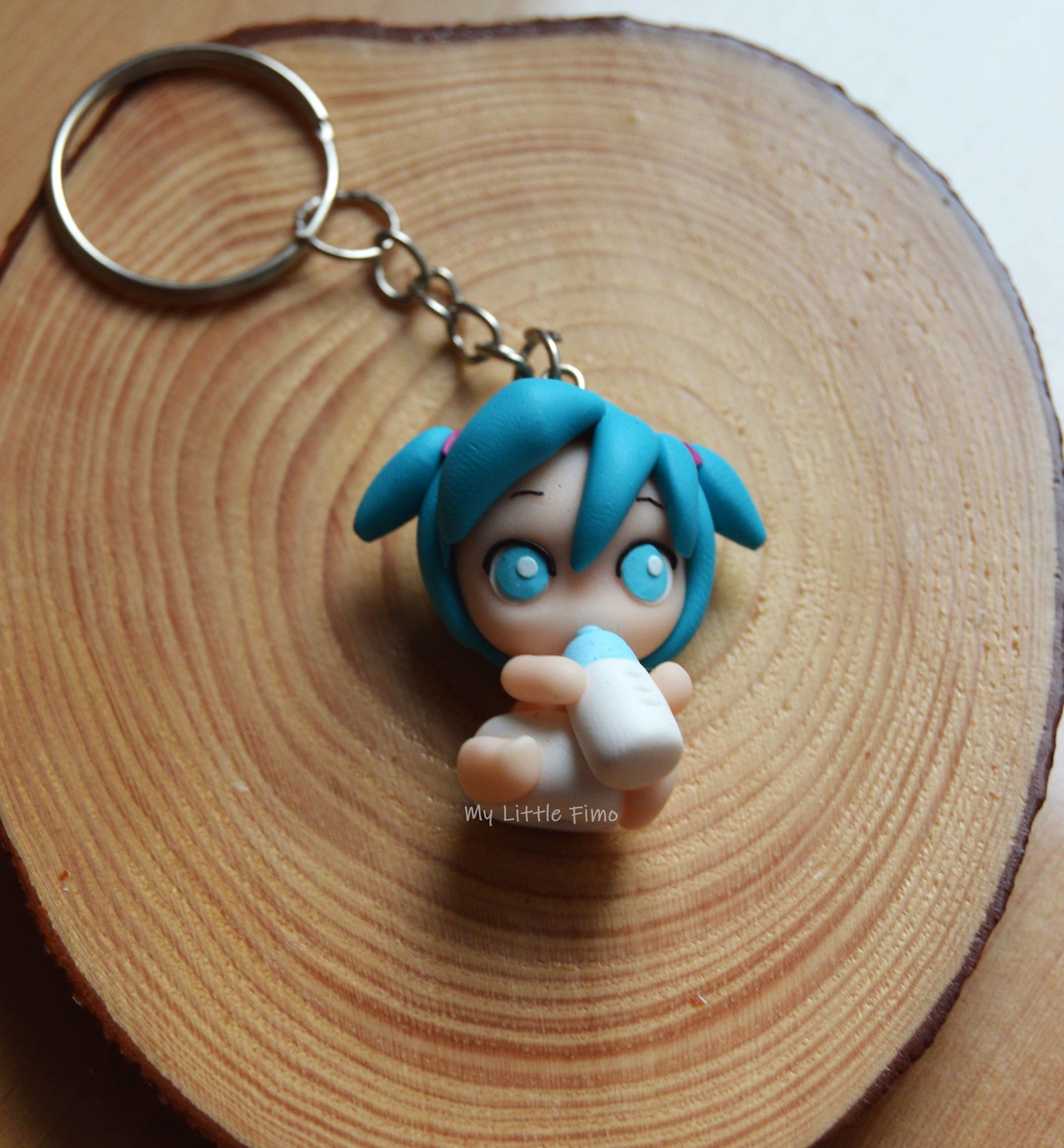 Hatsune Miku Keychain Hatsune Miku Figure Kawaii Miku - Etsy