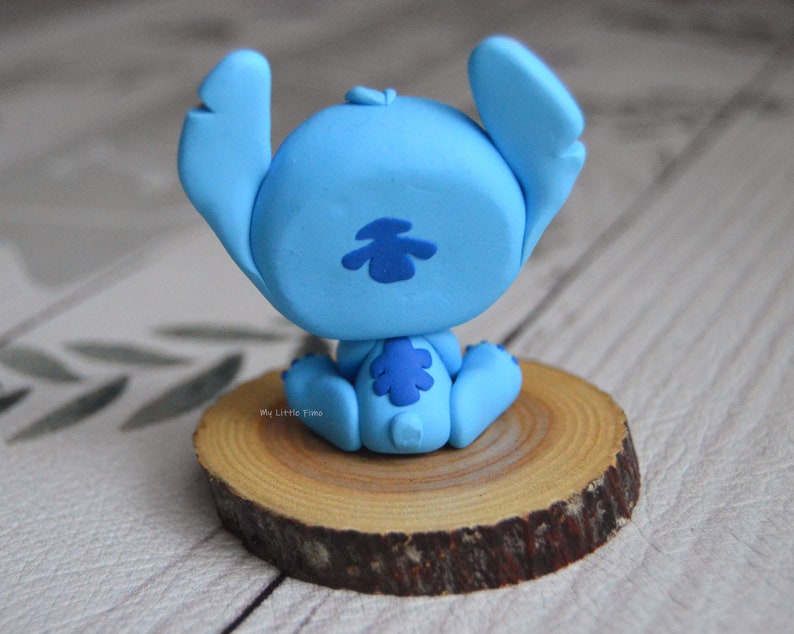 Stitch Figure Polymer Clay Stitch Cake Topper Birthday - Etsy
