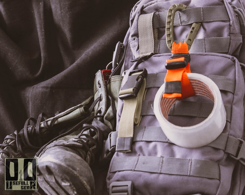010usefullgear Tac-link HIGH VISIBILITY Adjustable Strap Orange - Etsy