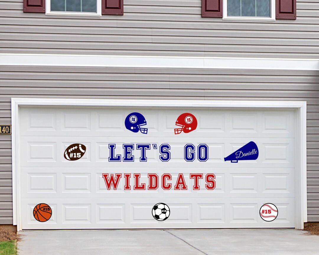 Build a Team Pride Garage Door Magnet Bundle, Magnetic Sports Team ...