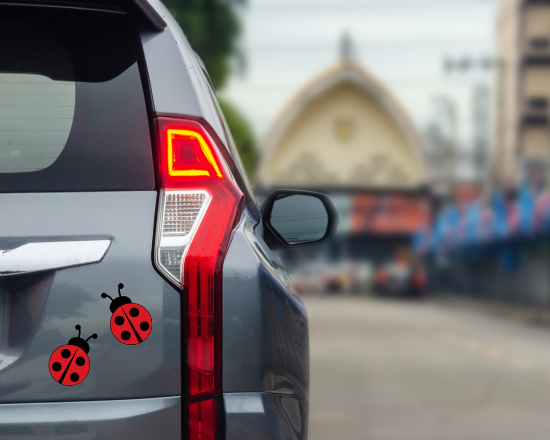 Lady Bug Garage Door Magnets, Magnetic Valentine's Love Bug Car Decal ...