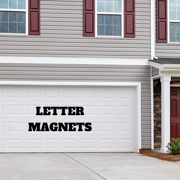 Magnetic Letters - Etsy
