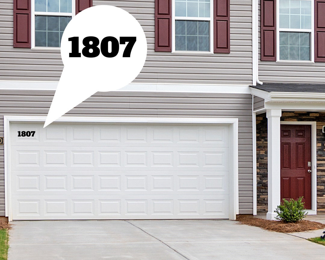 Flexible Magnetic Number Sets for Garage Door, Home Address Number ...