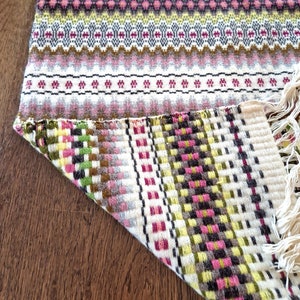Vintage Woven Table Runner Norwegian Rug Traditional Norwegian ...