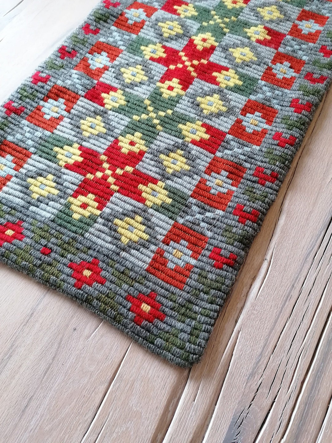 Vintage Norwegian Handwoven Table Runner Hygge Decor Vintage - Etsy