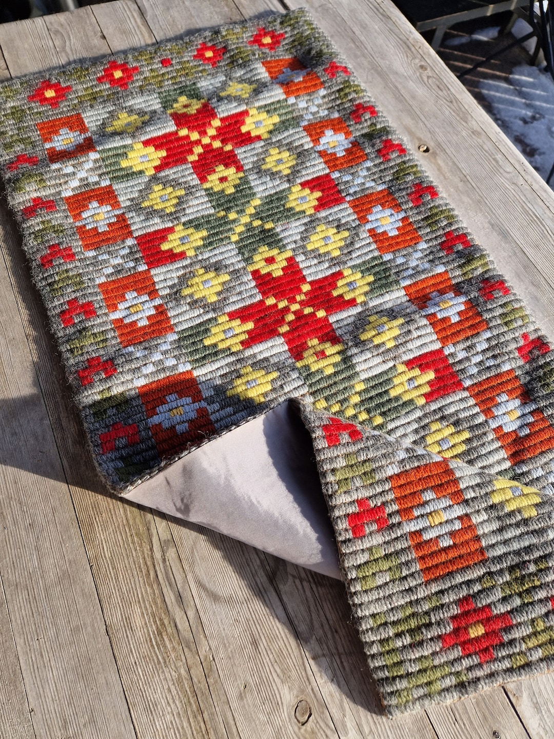 Vintage Norwegian Table Runner Embroidered Table Runner Hygge Decor ...