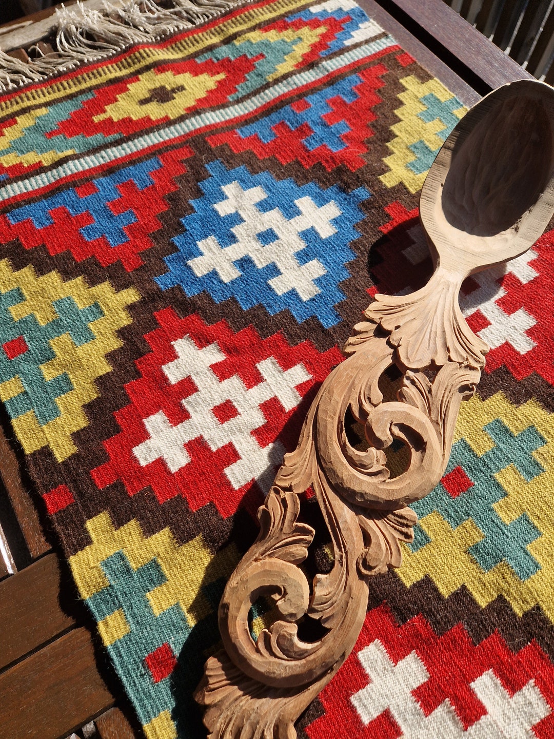 Vintage Norwegian Tapestry | Traditional Norwegian Rug | Woven Wool Art ...