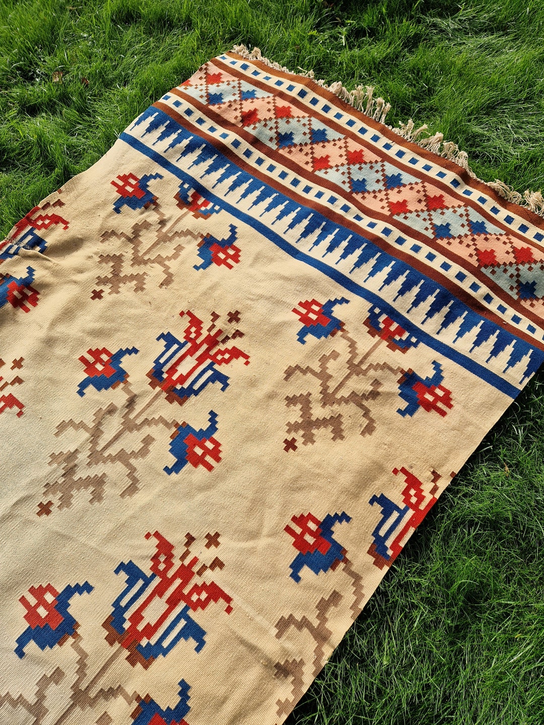 Antique Norwegian Runner Rug | Traditional Norwegian Rug | Long Runner ...