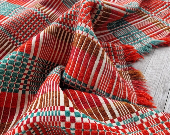 Antique Norwegian Coverlet | Traditional Woven Throw | Scandinavian ...