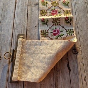 Vintage Embroidered Tapestry Embroidered Wall Hanging Tapestry Bell ...