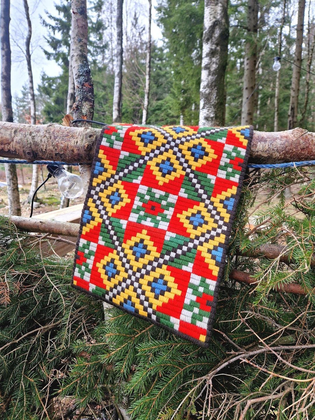 Vintage Norwegian Table Runner | Embroidered Table Runner | Hygge Decor ...