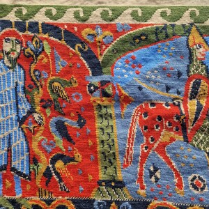 Vintage Norwegian Needlepoint | Medieval Tapestry | Norse Tapestry ...