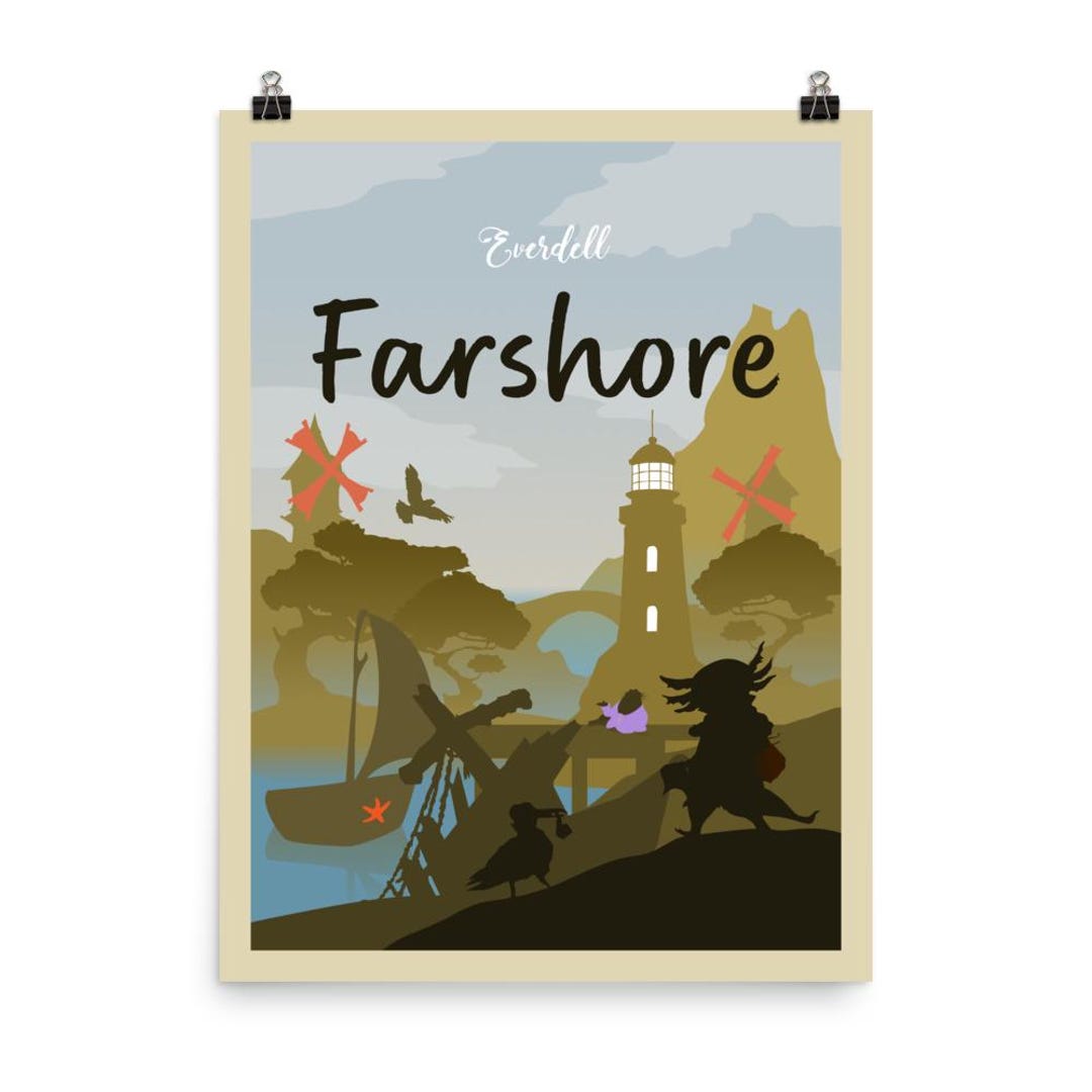 Everdell Farshore Board Game Poster - Minimalist Travel Wall Art ...