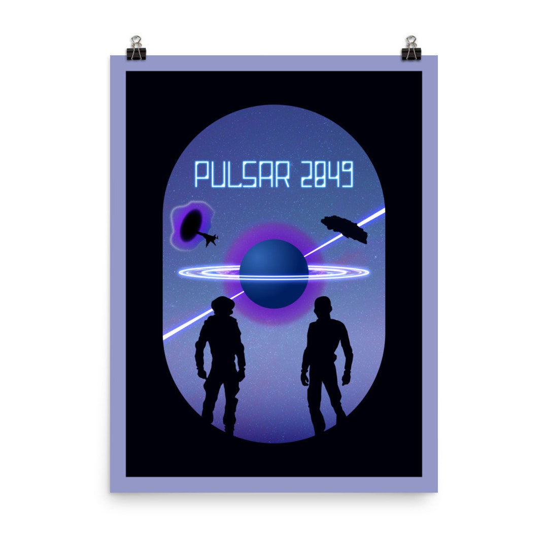 Pulsar 2849 Board Game Poster - Minimalist Travel Wall Art - Officially ...
