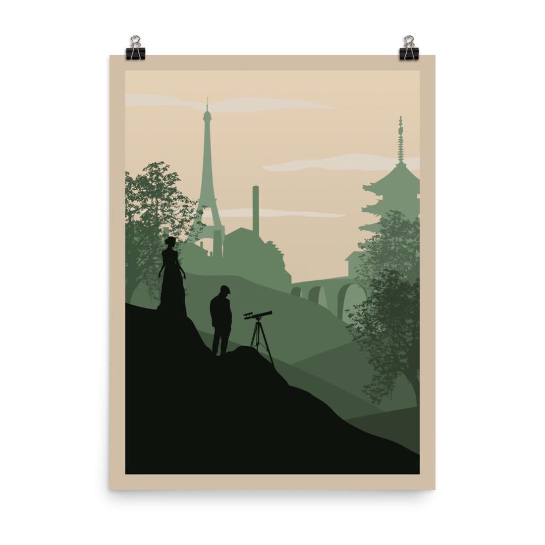 Between Two Cities Board Game Poster - Minimalist Travel Wall Art - Etsy