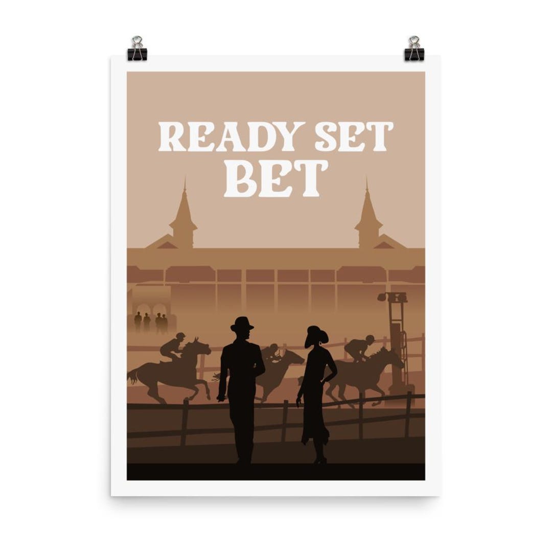 Ready Set Bet Board Game Poster - Minimalist Travel Wall Art ...