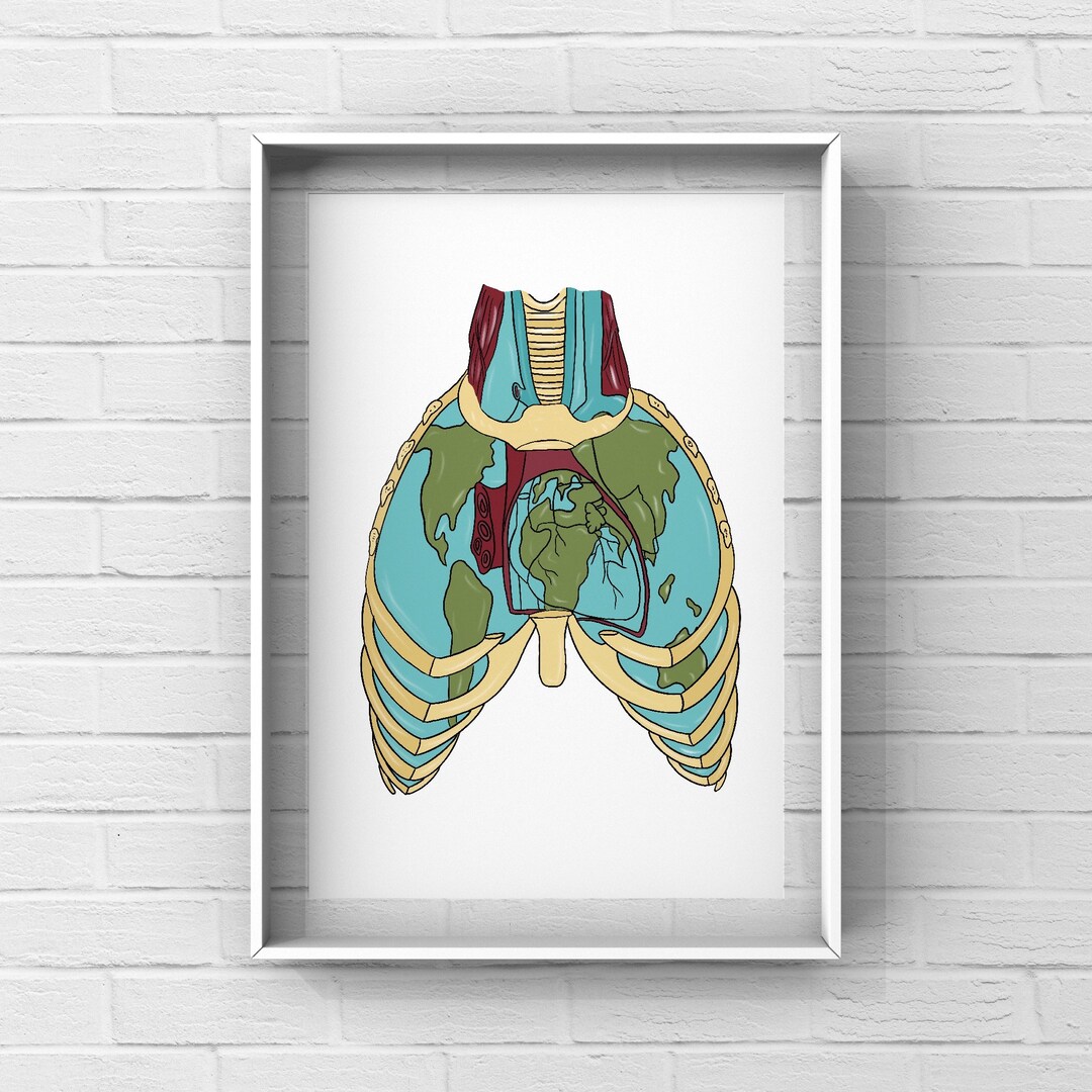DOWNLOAD Medicine Art World Map Thorax Arzt Geschenk - Etsy