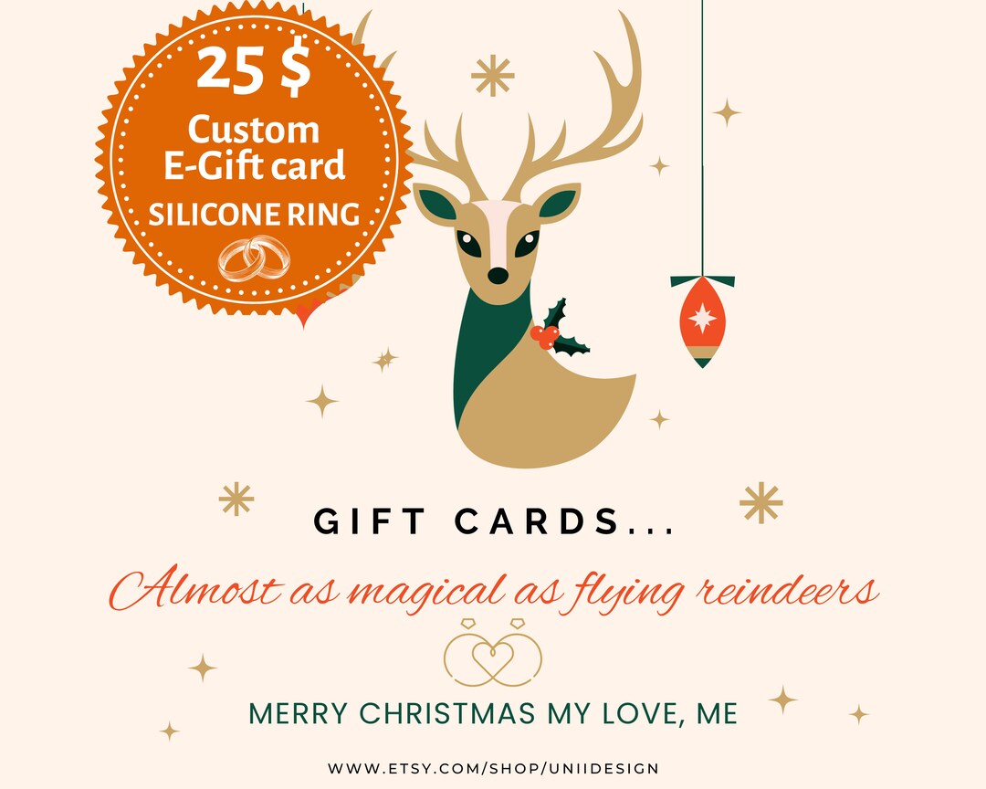 Custom Gift Card Printable Personal Gift Certificate Coupon - Etsy