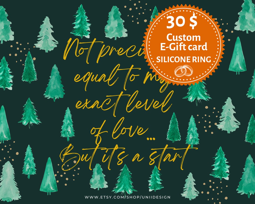 Custom Gift Card Printable Personal Gift Certificate 3 - Etsy