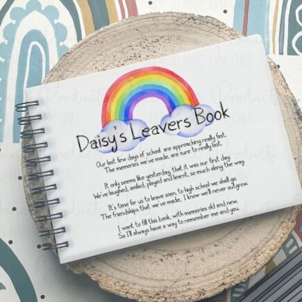 Personalised Leavers Book Boys - Etsy UK