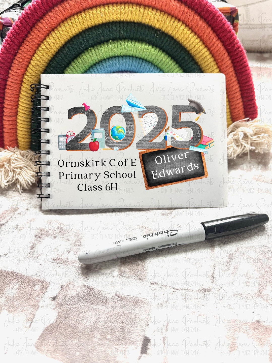 School Leavers Book | Personalised Leavers Book | Autograph Book | Year ...