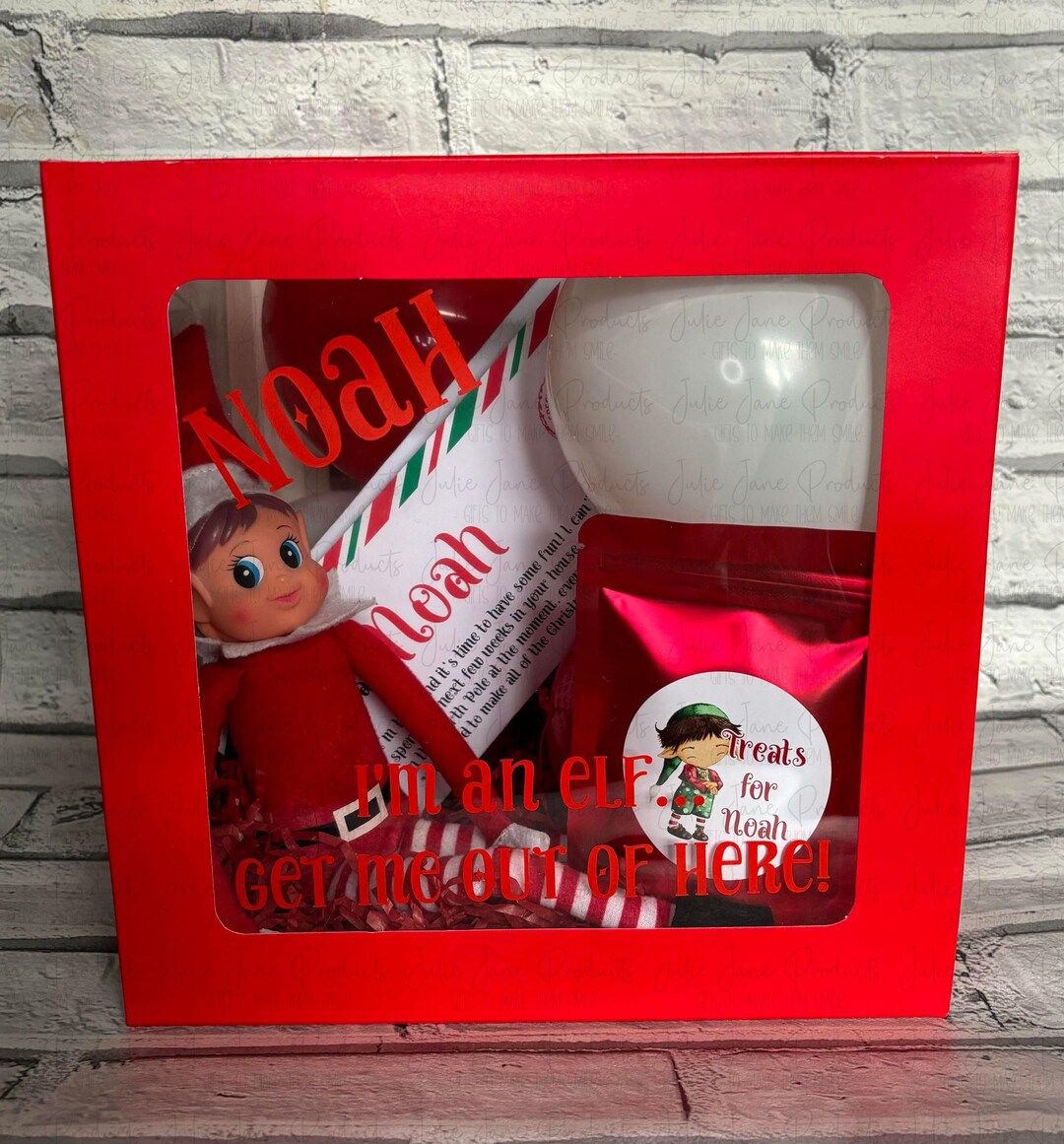 Elf Arrival Boxes | Personalised Elf Arrival | Christmas Elf Box | Elf ...
