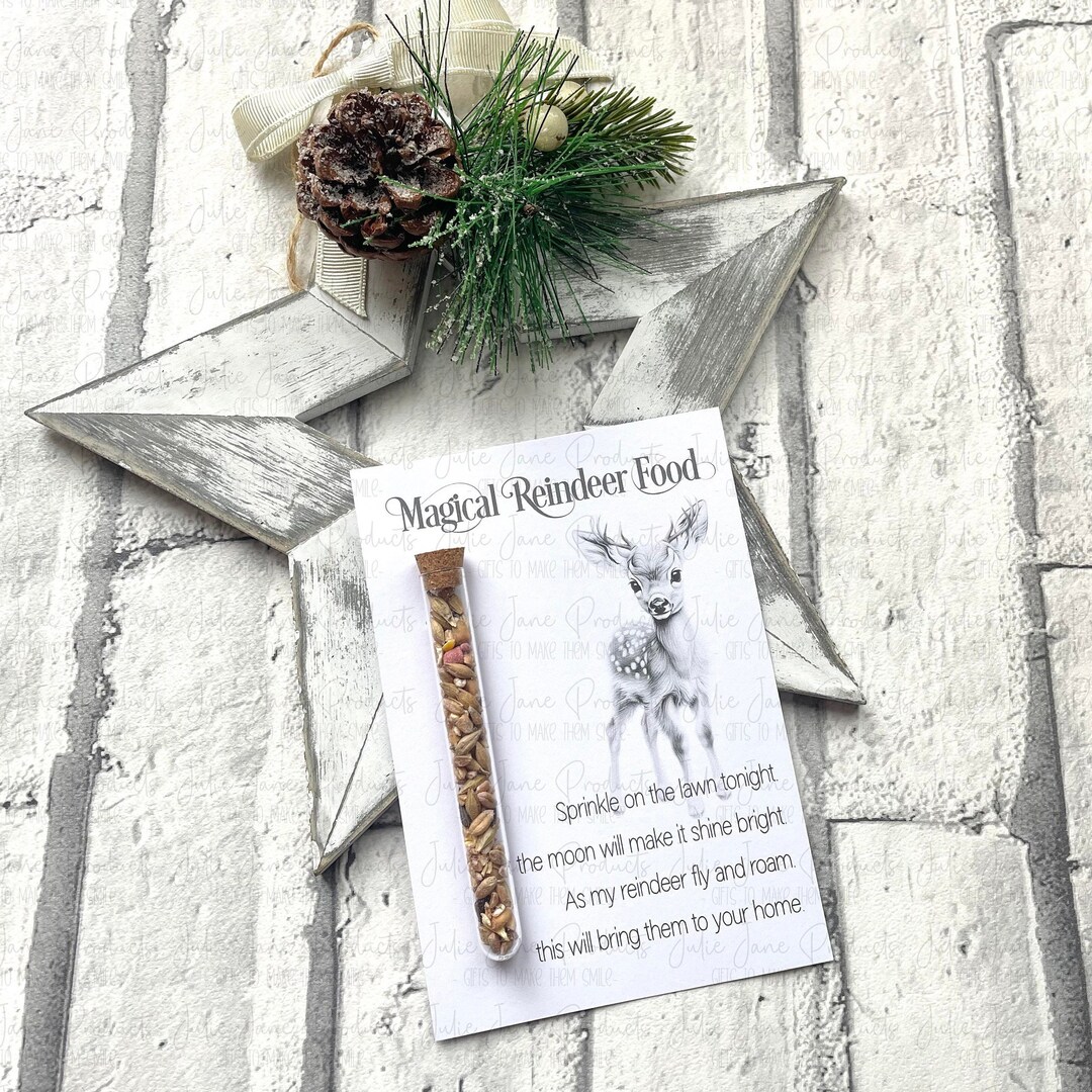 Reindeer Food Magical Reindeer Food Christmas Eve Box Filler Gift for ...
