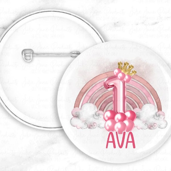 First Birthday Badge - Etsy UK