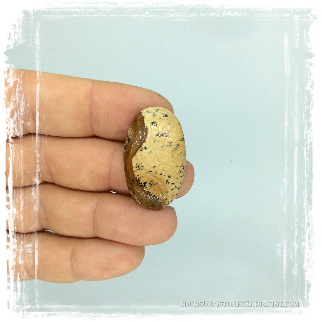 Comfort Harmony Grounding Stone Natural Picture Jasper Cabochon ...