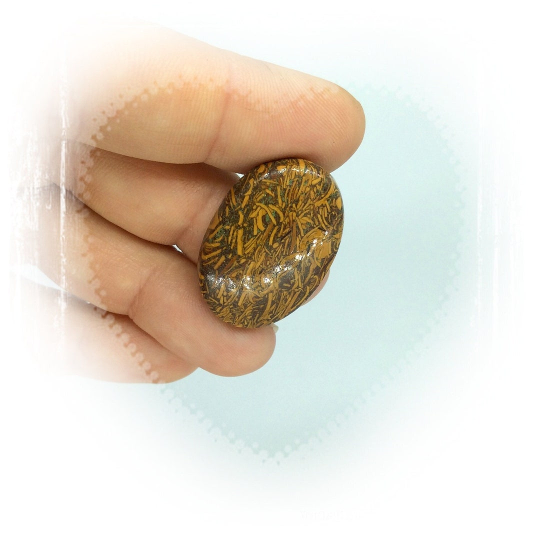 Creativity Communication Rare African Golden Jasper Calligraphy Jasper ...