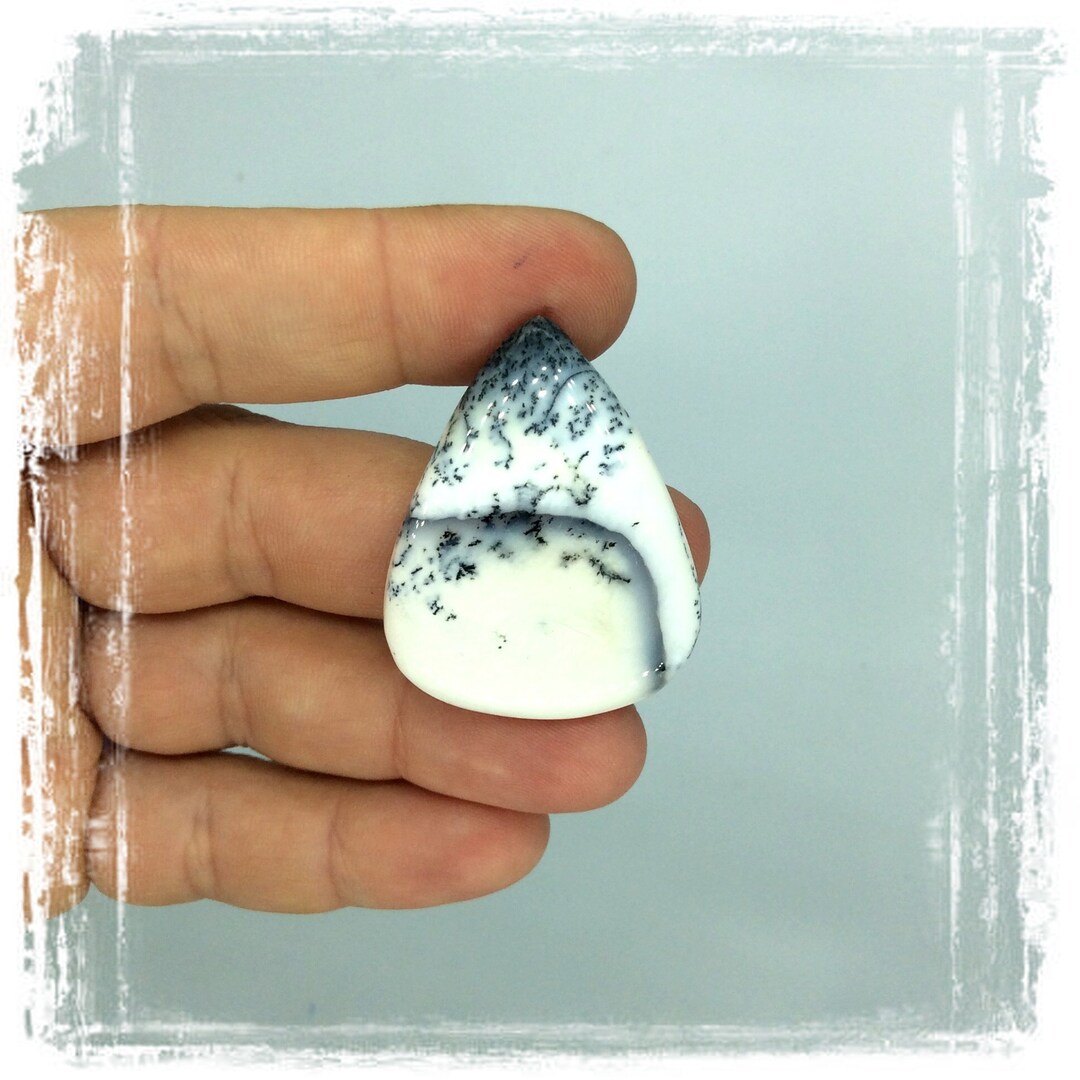 Healing Peacefulness Longevity Harmony Stone Natural White Dendrite ...