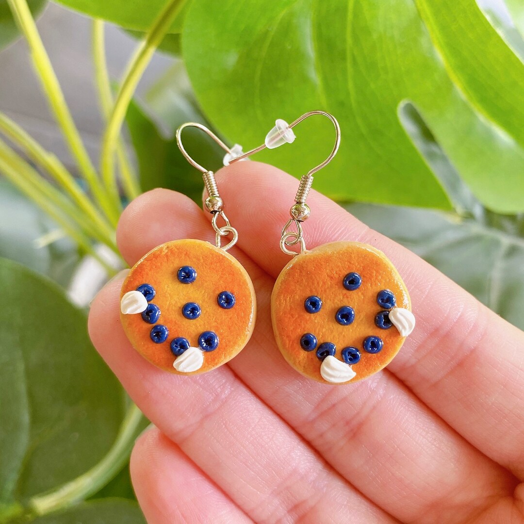 Vampire Pancake Earrings, TVD Jewelry for Women, Fun Halloween Food ...