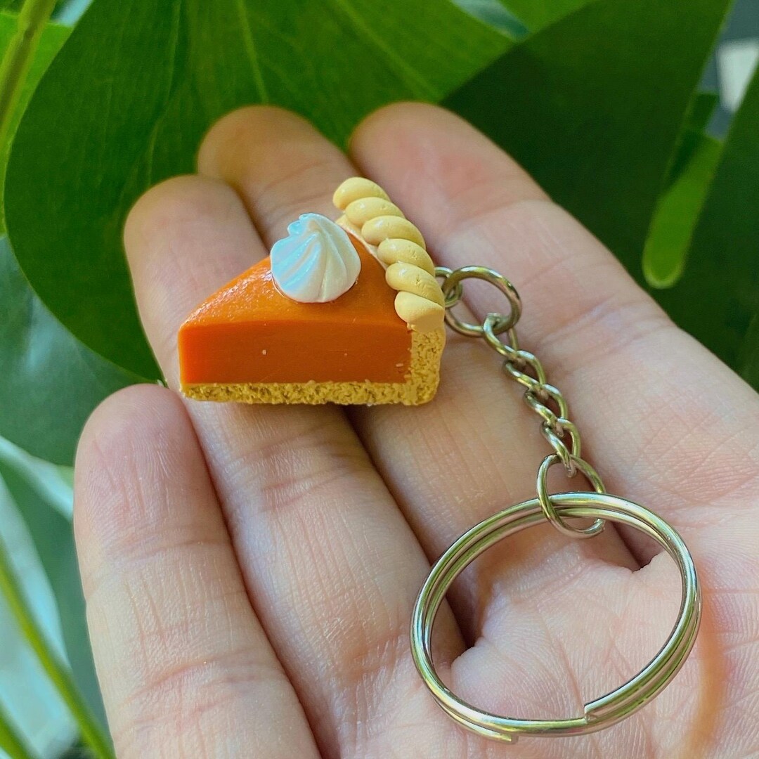 Pumpkin Pie Keychain - Etsy
