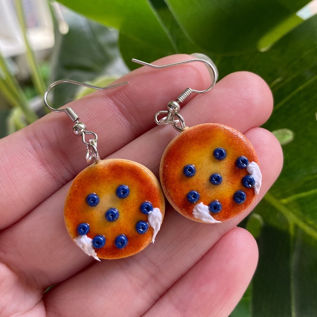 Vampire Pancake Earrings, TVD Jewelry for Women, Fun Halloween Food ...