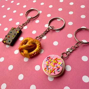 Food Themed Keychains, Handmade Gifts for Her, Funny Birthday Gift for ...