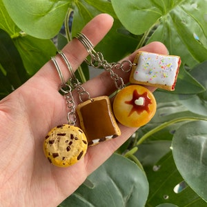 Food Themed Keychains, Handmade Gifts for Her, Funny Birthday Gift for ...