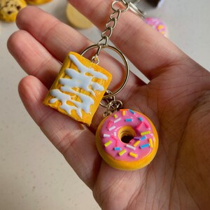 Food Themed Keychains, Handmade Gifts for Her, Funny Birthday Gift for ...