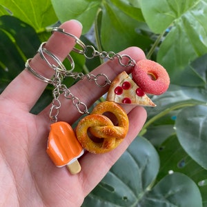 Food Themed Keychains, Handmade Gifts for Her, Funny Birthday Gift for ...