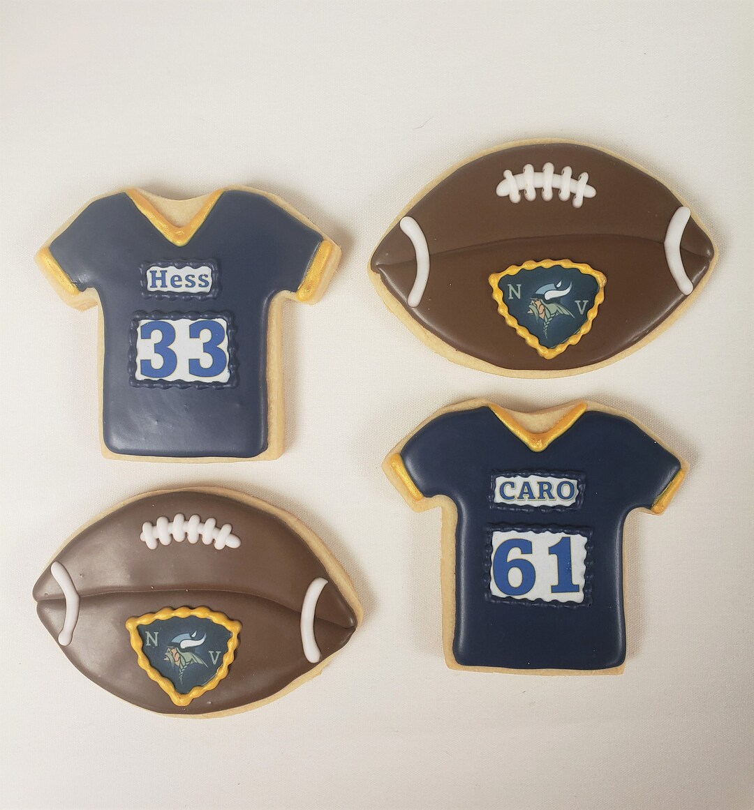 Football Cookies. Football Team Cookies Football Banquet - Etsy