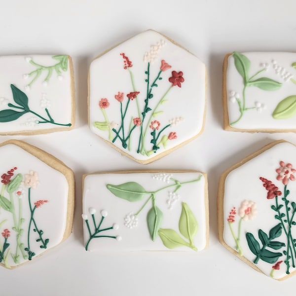 Wildflower Cookies - Etsy