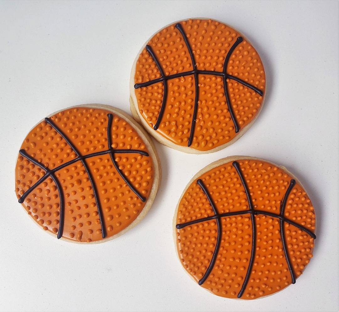 Basketball Cookies Basketball Team Cookies Decorated - Etsy