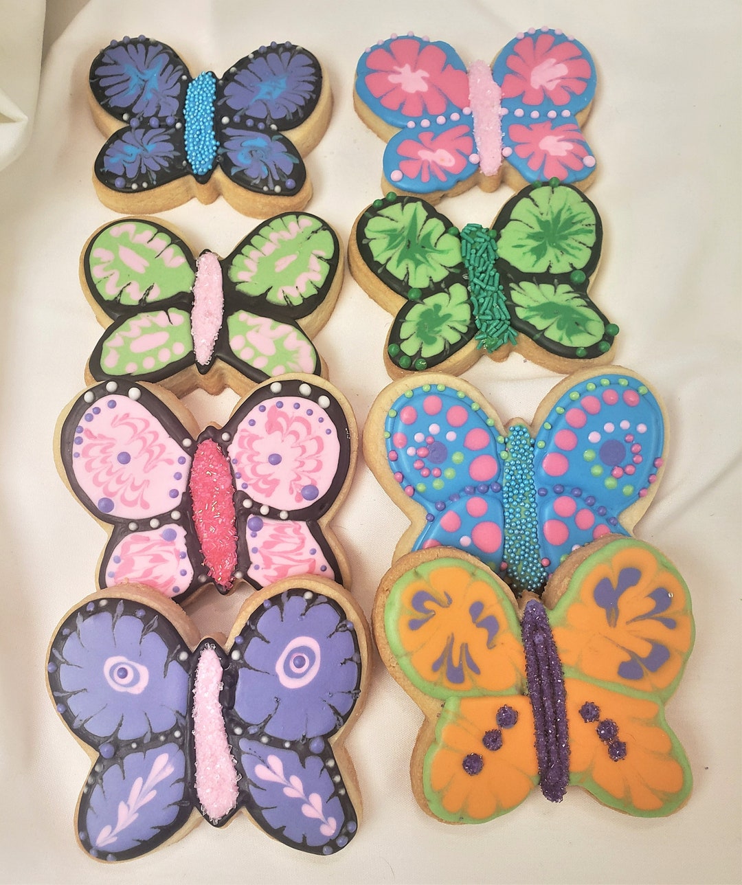 Butterfly Cookies - Butterfly Theme - Birthday Cookies - Mother’s Day ...