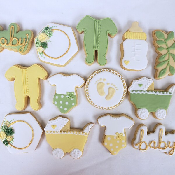Gender Neutral Baby Shower Cookies - Etsy