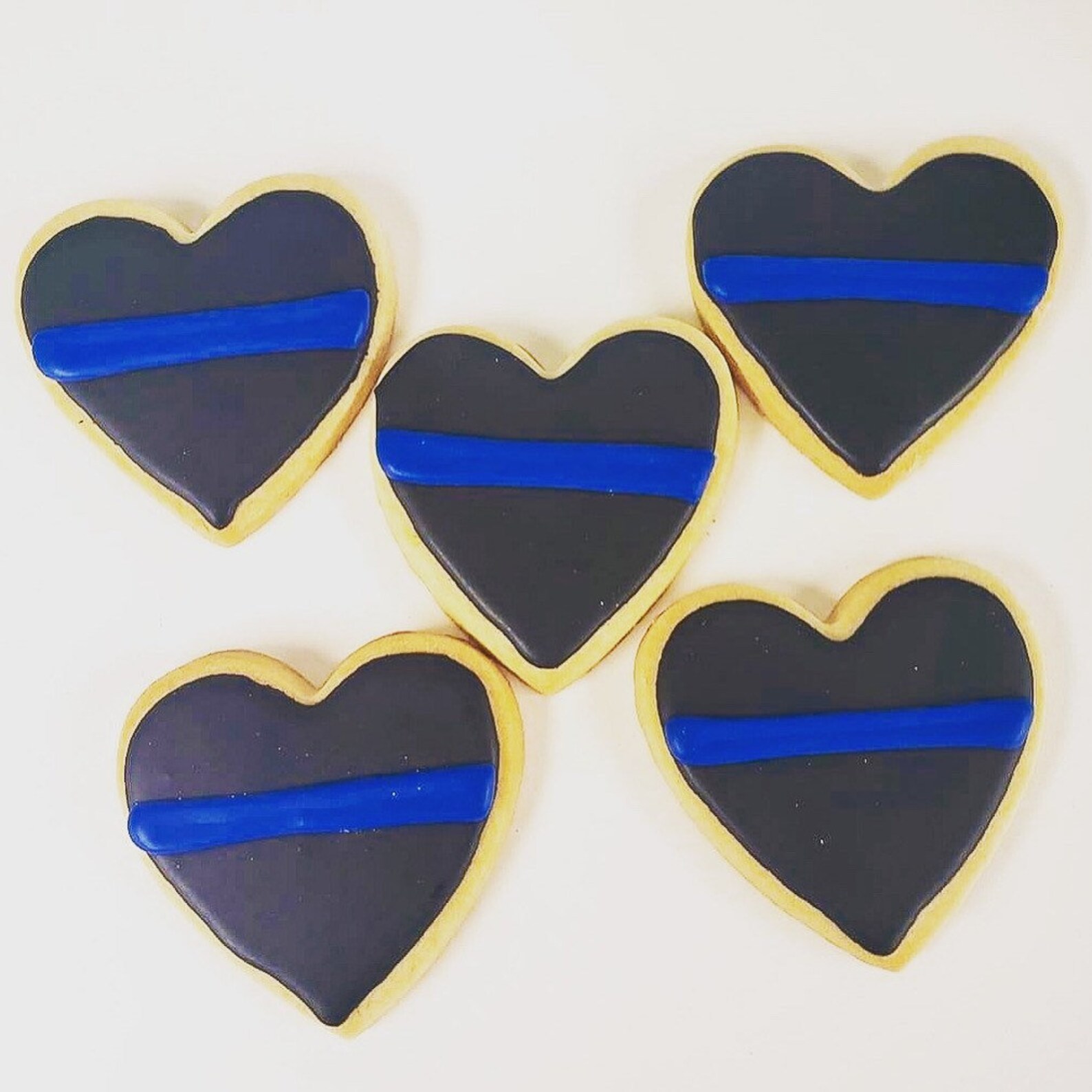 Officer Appreciation Back the Blue Police Officer Cookies | Etsy