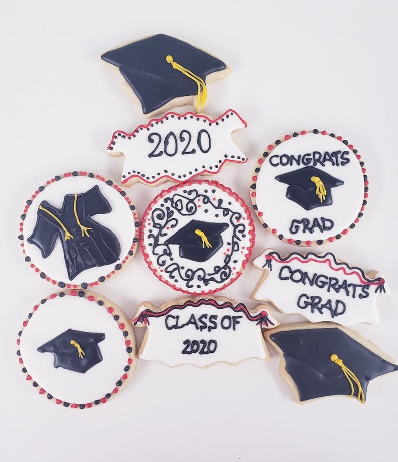 Congrats Grad Cookies Graduation 2020 Cookies Graduation | Etsy