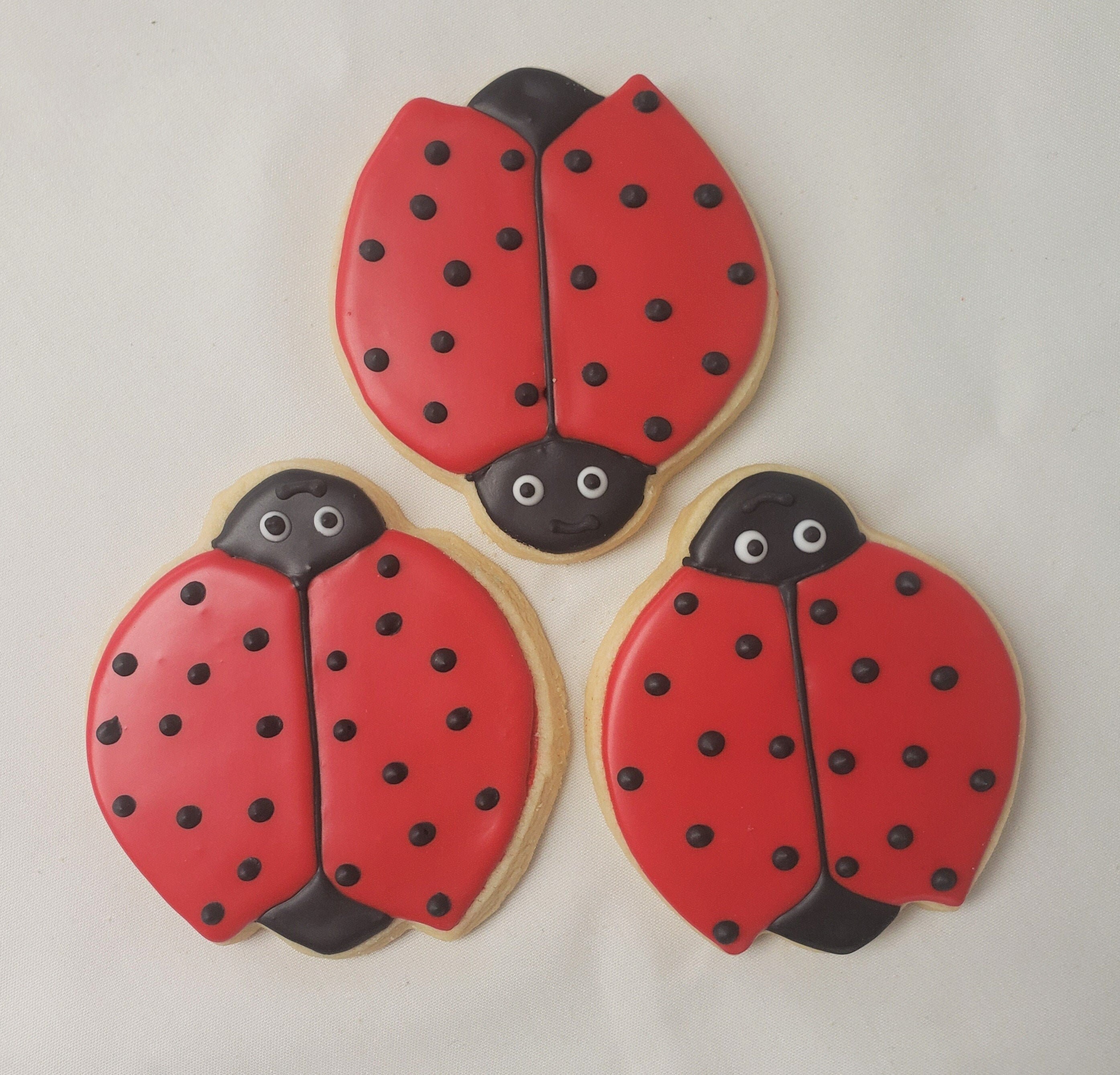 Ladybug Cookies Little Ladybug Ladybug Birthday Cookies - Etsy