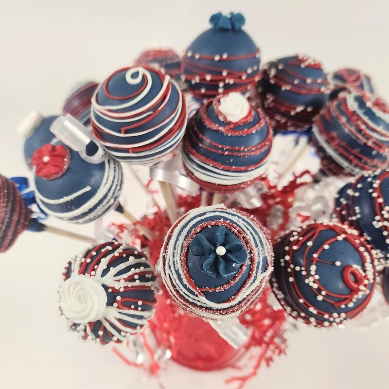 Blue Cake Pops - Etsy