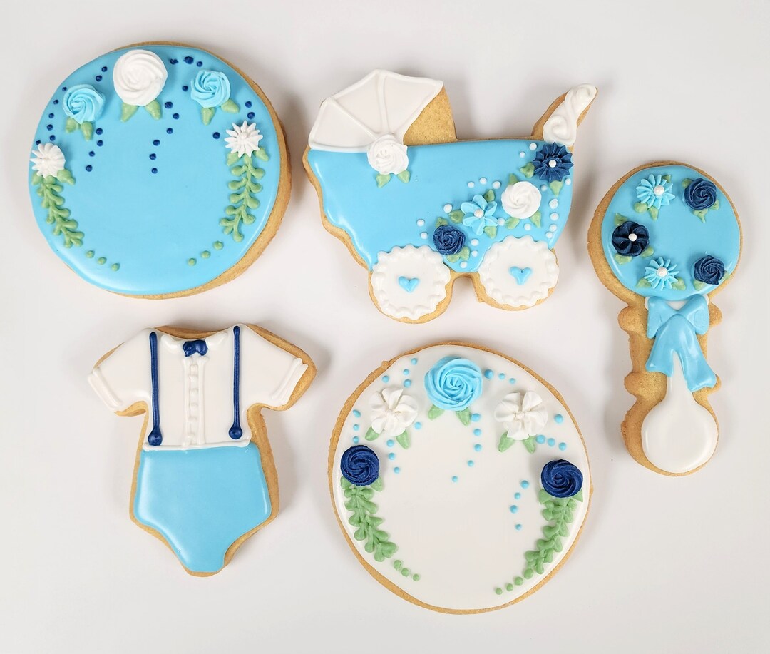 Baby Boy Cookies. Baby Shower Cookies, Oh Baby Cookies, Baby Boy Shower ...