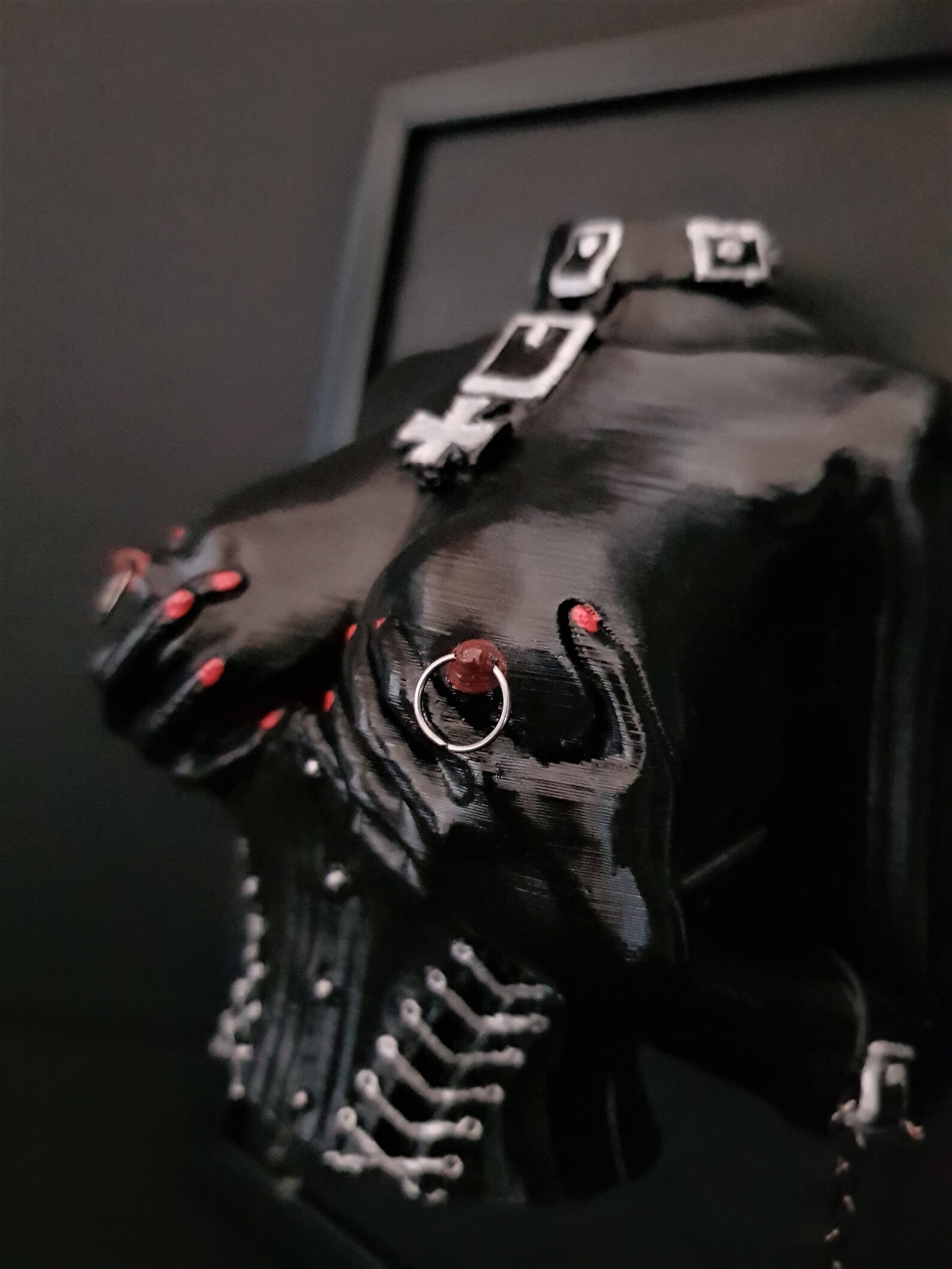 Mrs Bdsm 3d Art Sculpture Bondage Erotic Chained Fetish Etsy Norway